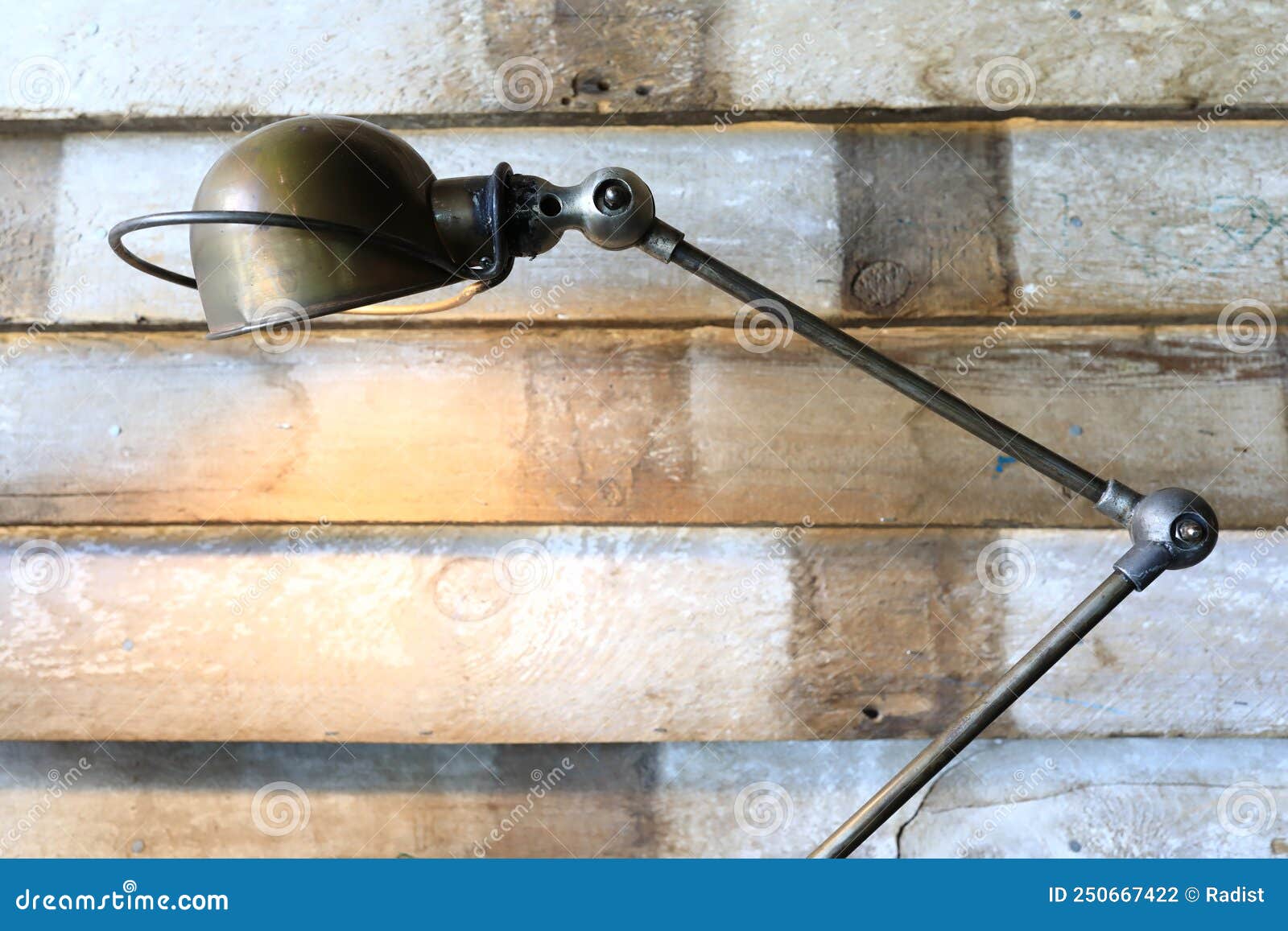 Lamp on Wooden Wall Background Stock Photo - Image of electricity, bulb ...