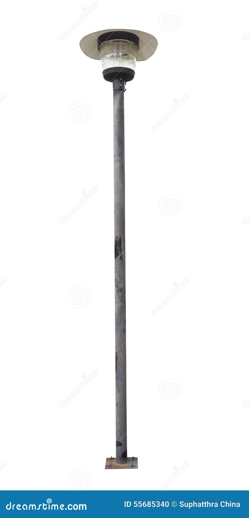 Lampadaire de rue photo stock. Image of ville, simple - 55685340