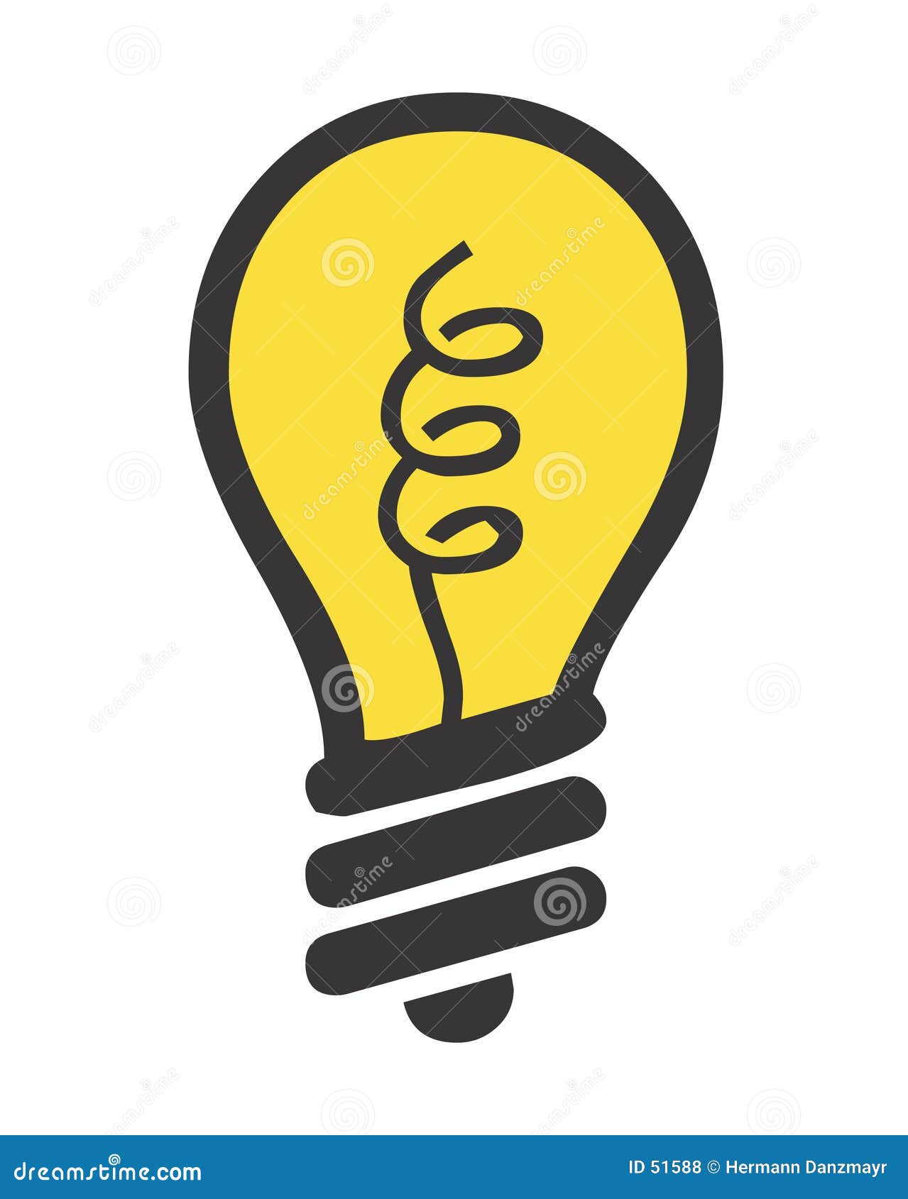 Lampadina illustrazione di stock. Illustrazione di illumini - 51588