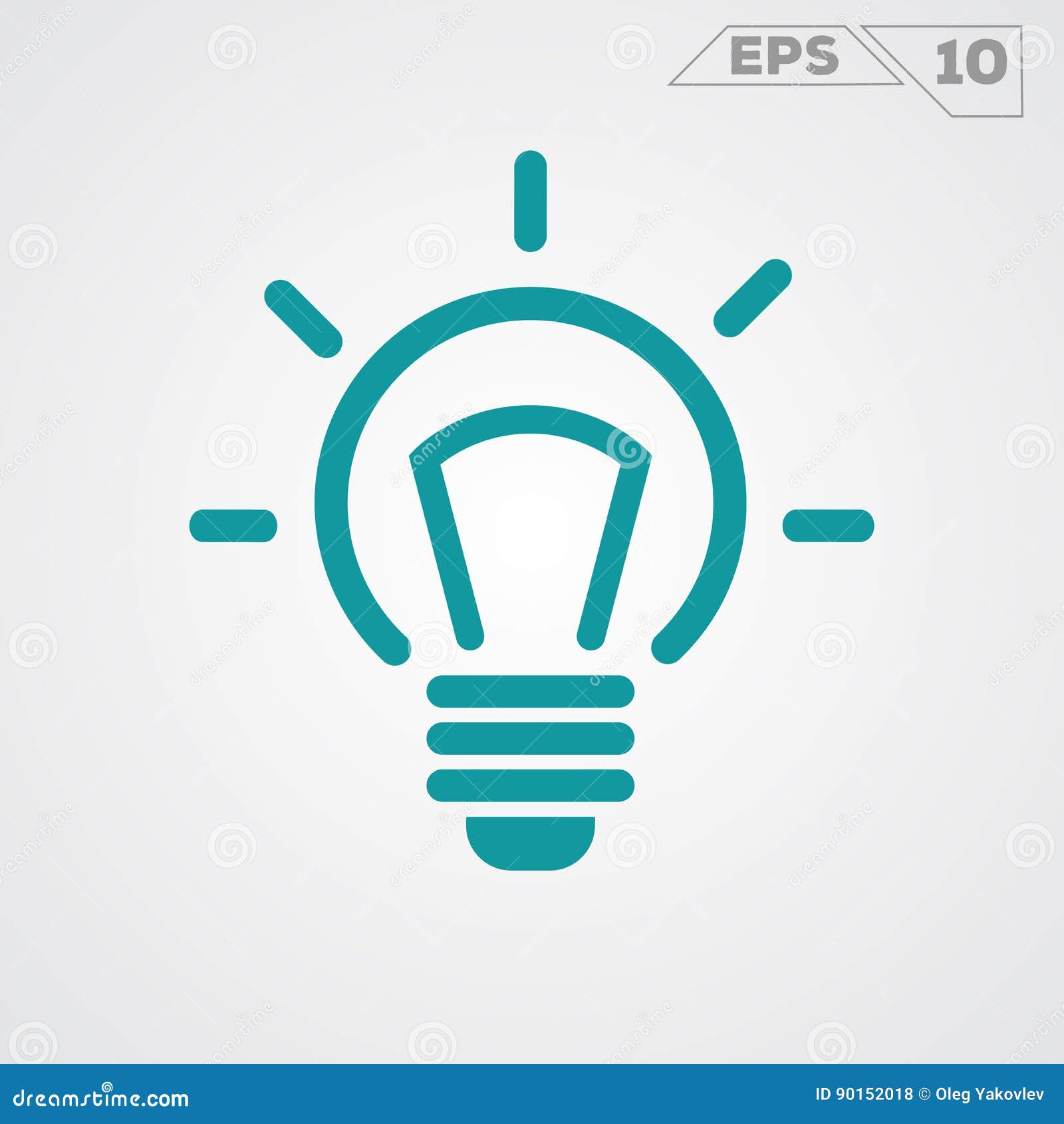 Lampcreative circle icon stock vector. Illustration of lampcreative ...