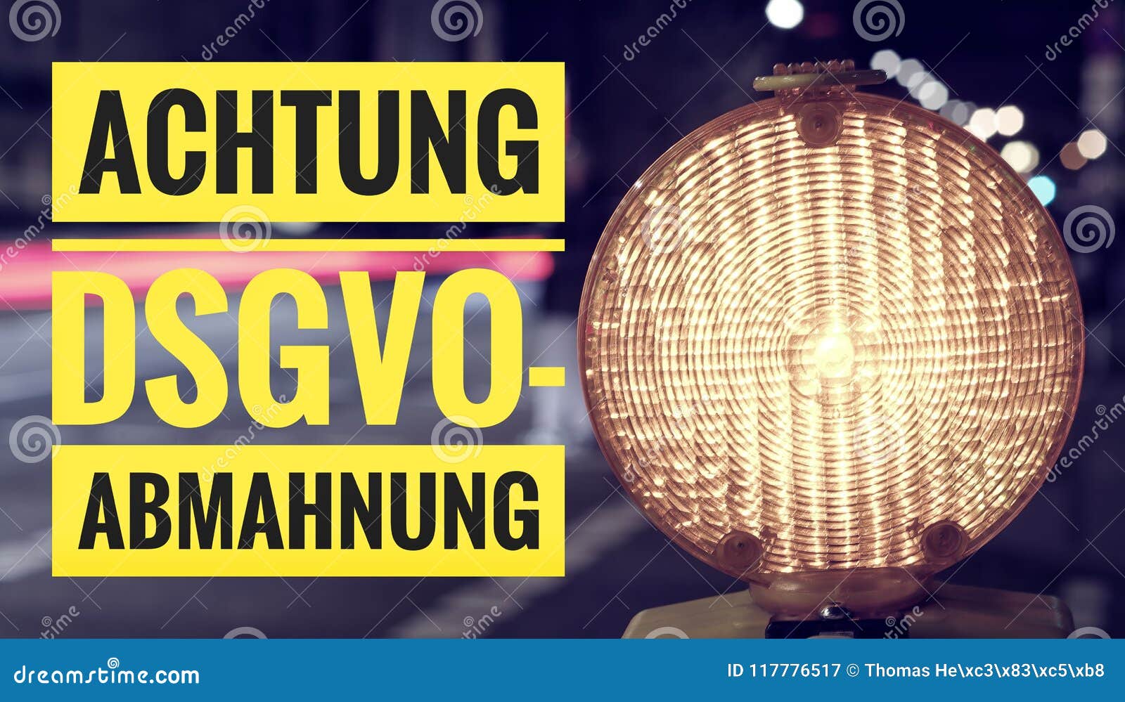 Lampe Mit Auf Deutsch Achtung DSGVO-Abmahnung in Der Englischen Warnung ... Lampe Mit Auf Deutsch Achtung DSGVO-Abmahnung in Der Englischen Warnung ...