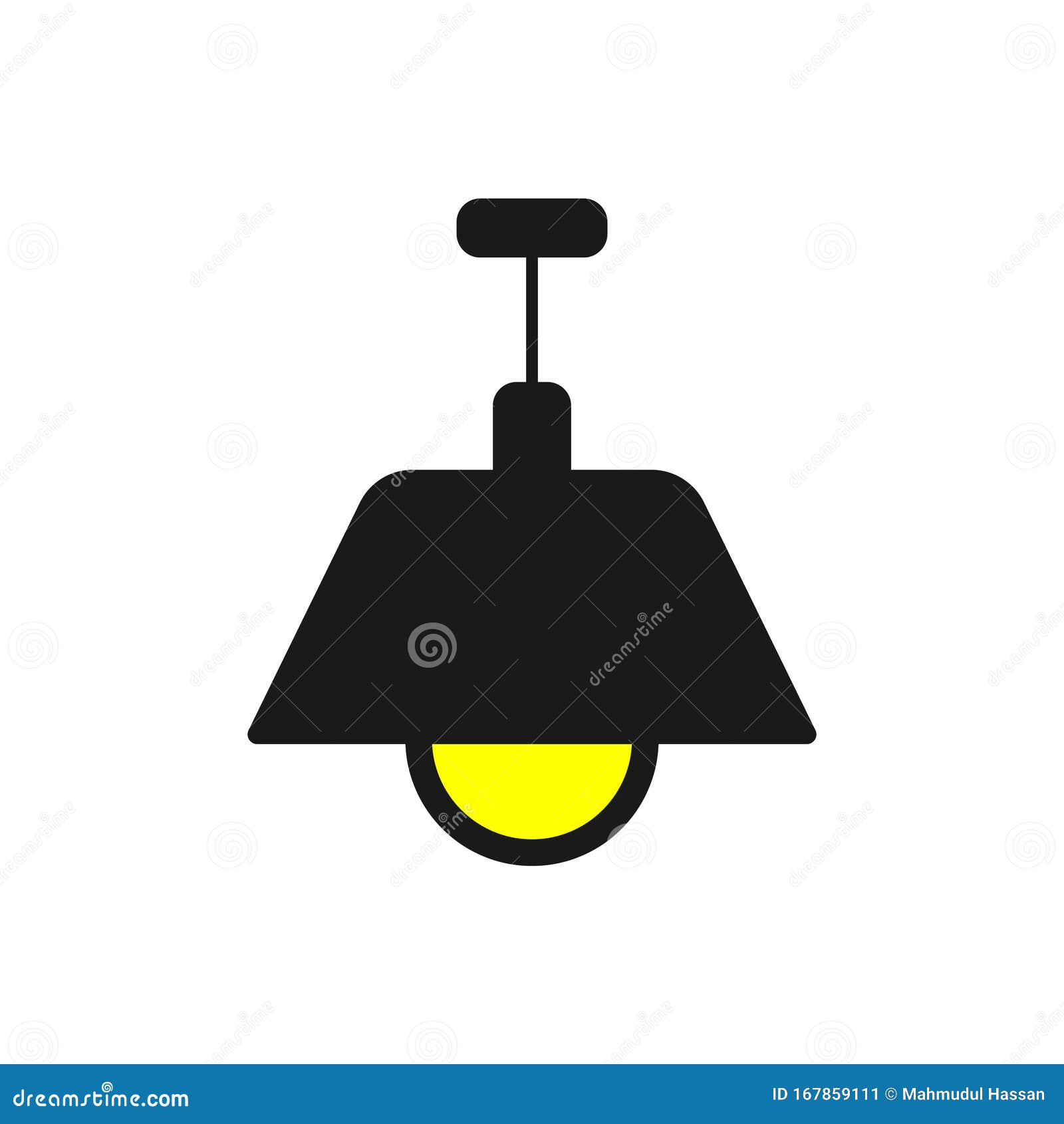 Lampensymbol Leuchtzeichen Vector Illustration Stock Abbildung ...