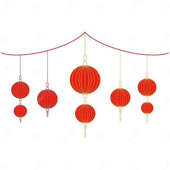 Lampion Flat Logo Vector and Symbol Design Template Stock Vector ...