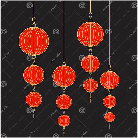 Lampion Flat Logo Vector and Symbol Design Template Stock Vector ...