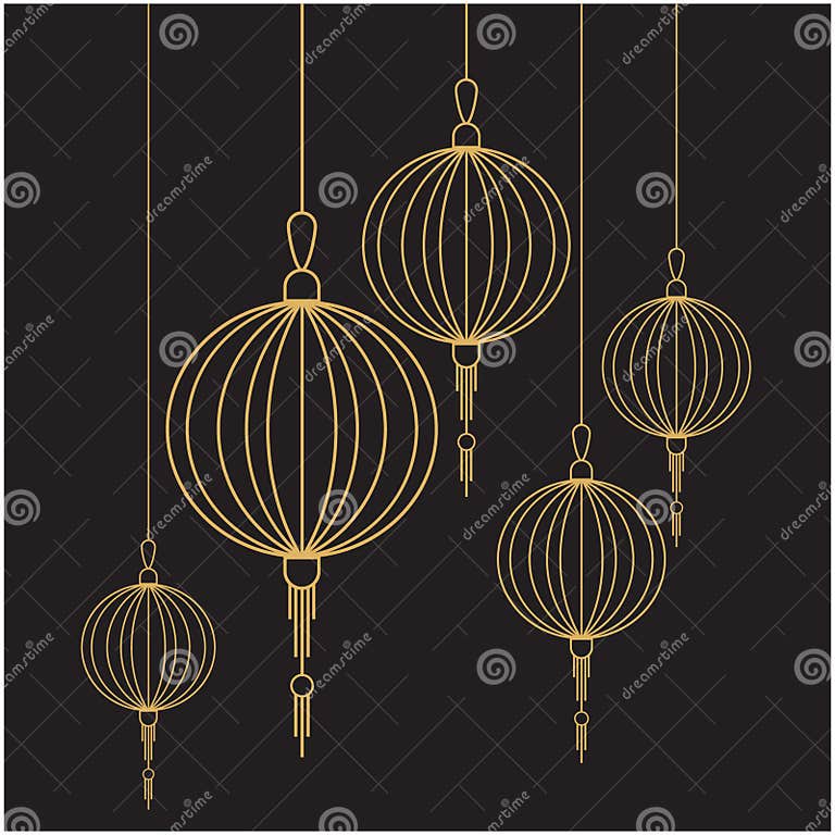 Lampion Flat Logo Vector and Symbol Design Template Stock Vector ...