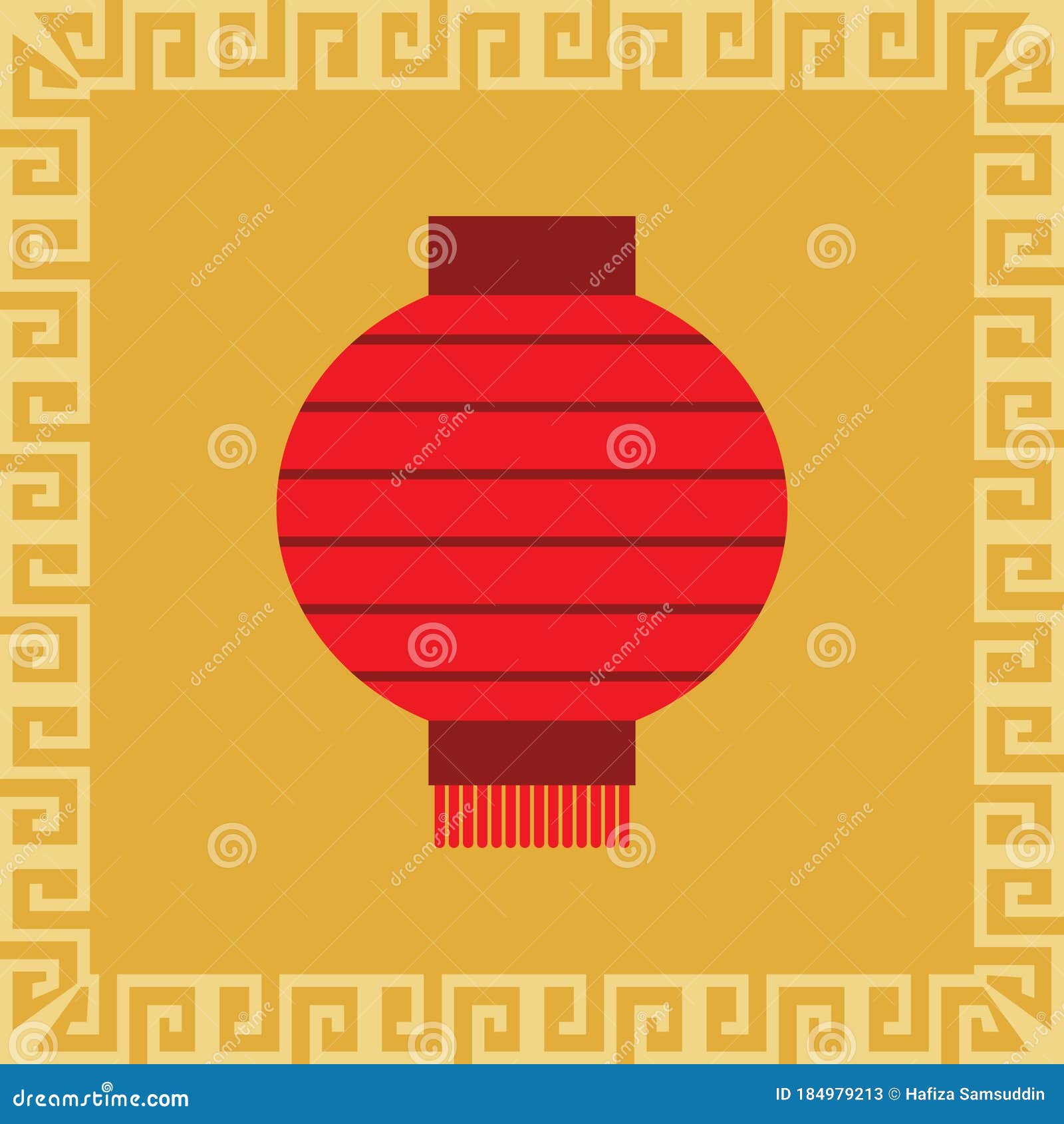Lampion. Vector Illustration Decorative Design Stock Image - Image of ...