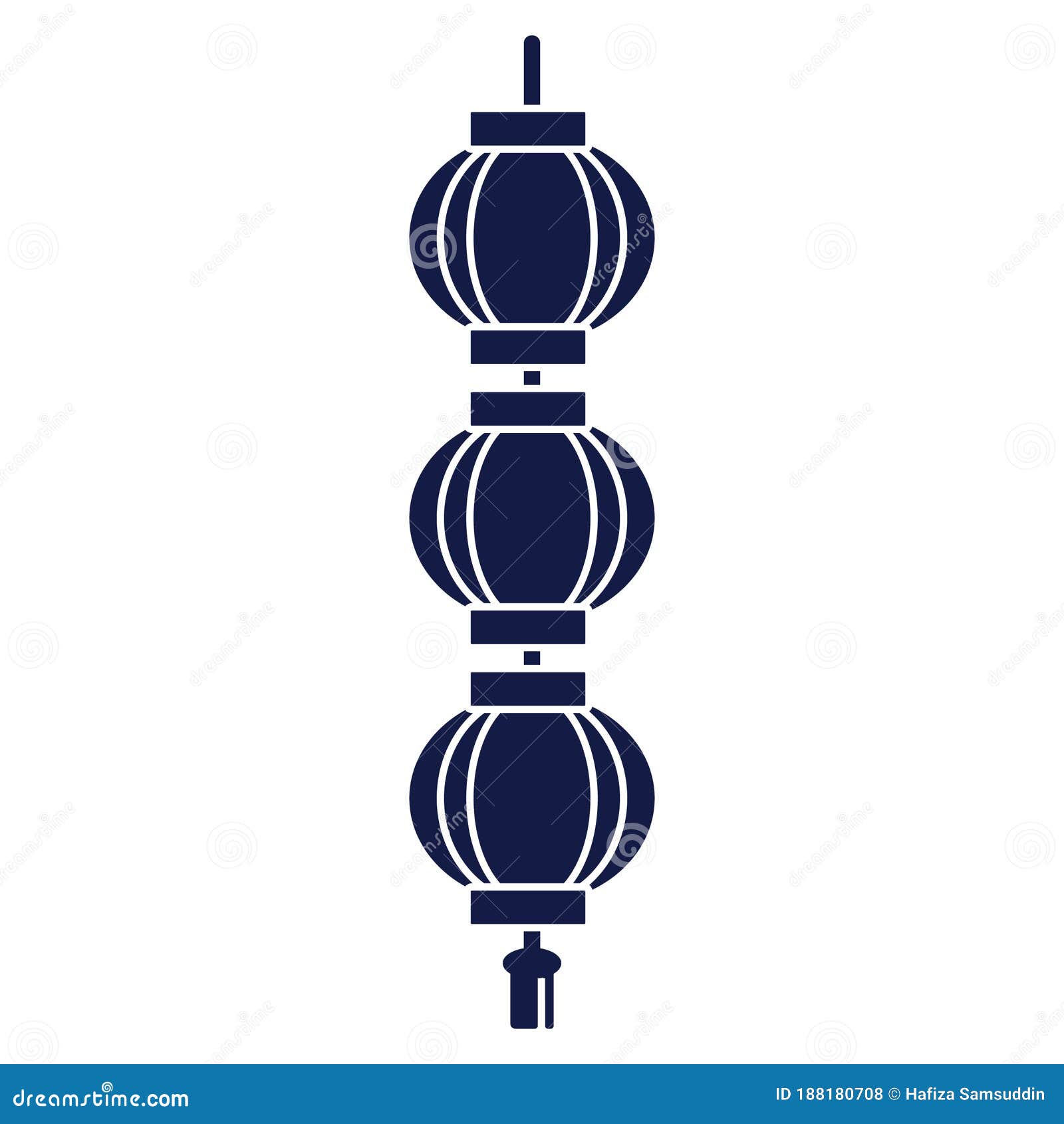 Lampion. Vector Illustration Decorative Design Stock Vector ...