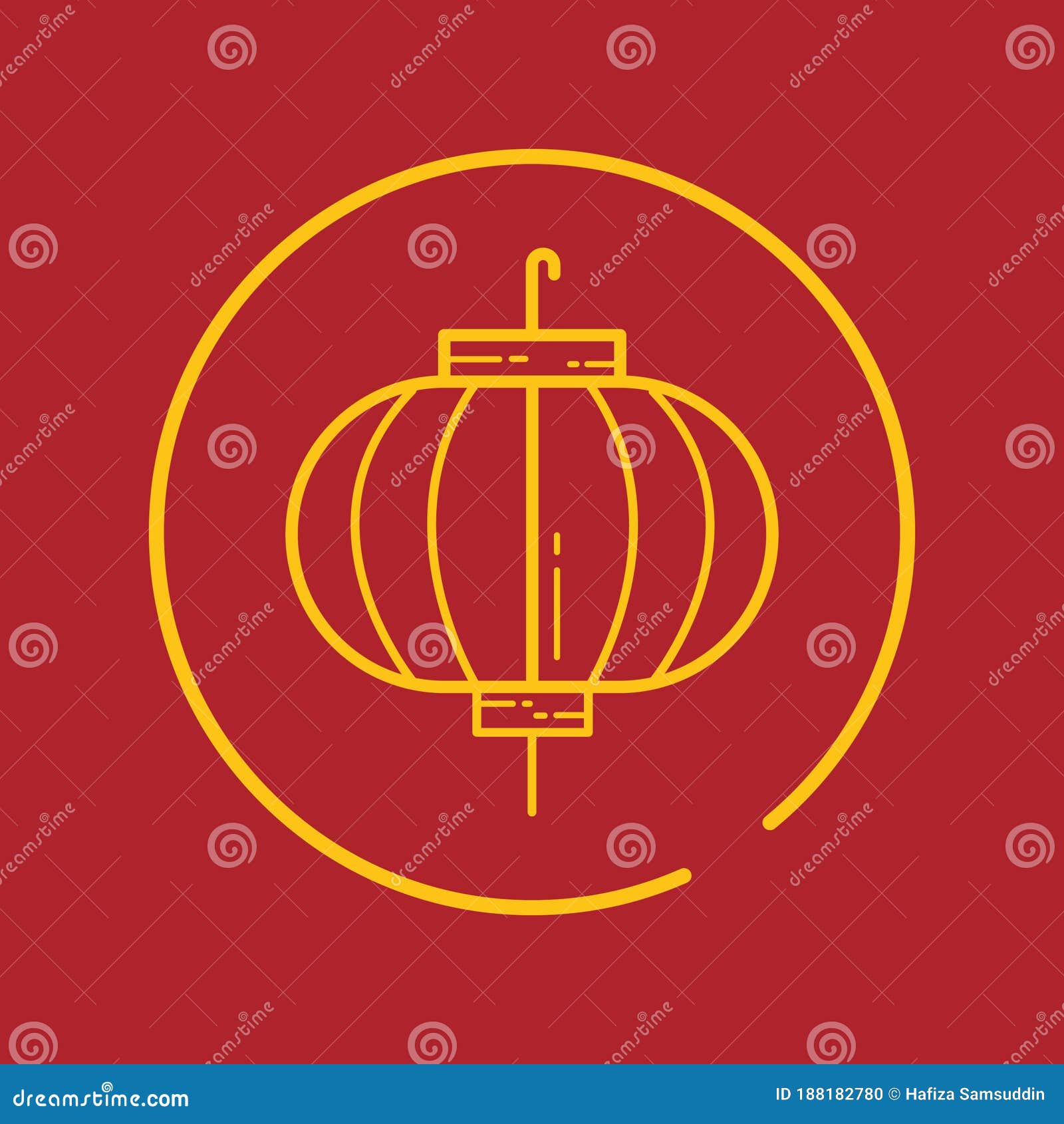 Lampion Vector Design Illustration | CartoonDealer.com #201911157