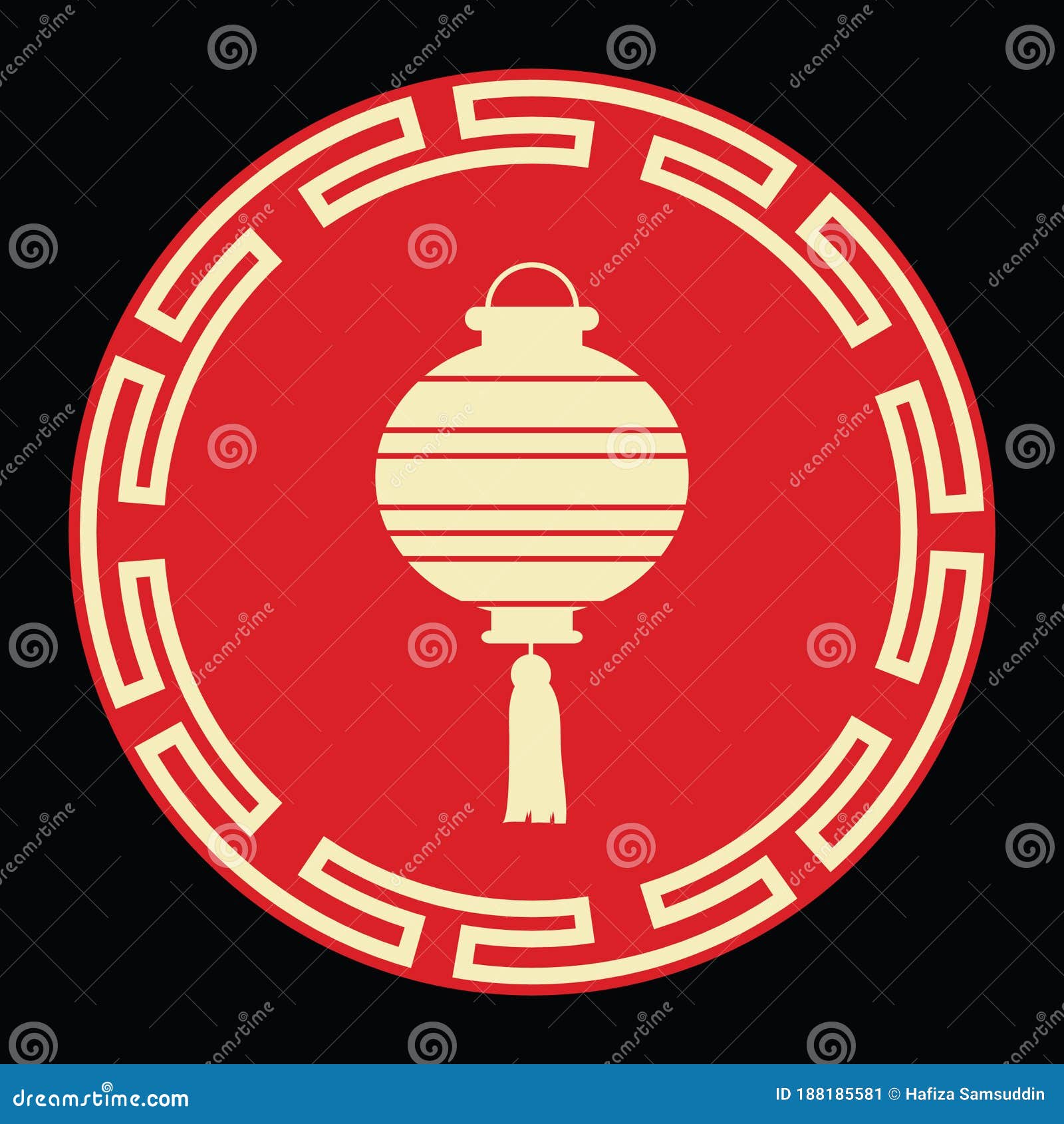 Lampion. Vector Illustration Decorative Design Stock Vector ...