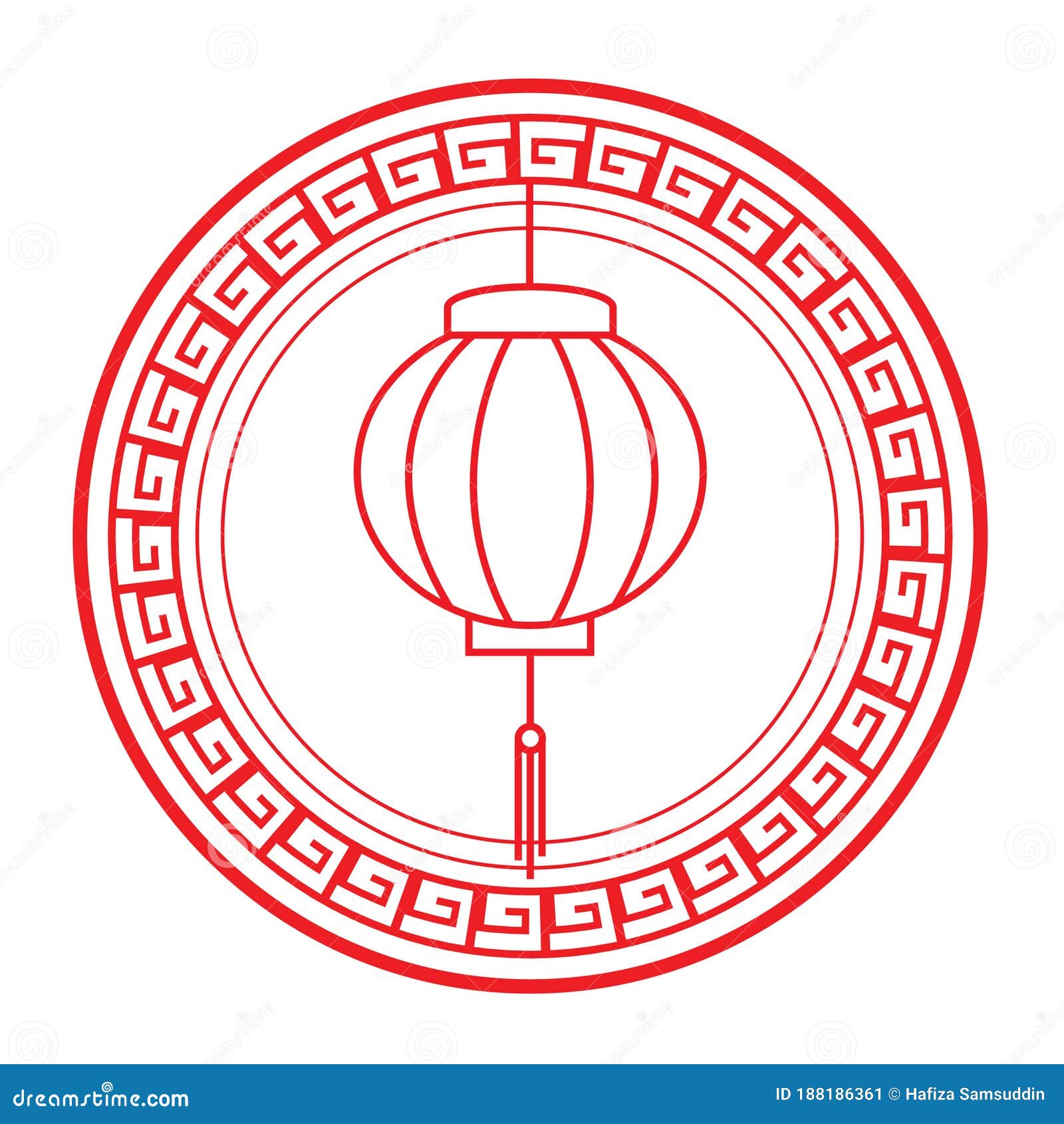 Lampion. Vector Illustration Decorative Design Stock Vector ...