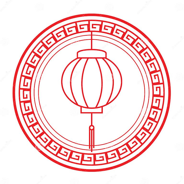 Lampion. Vector Illustration Decorative Design Stock Vector ...