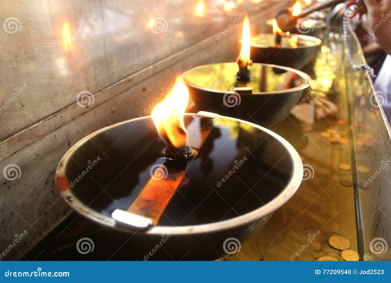 The Lamplighter merit stock photo. Image of buddhism - 77209540
