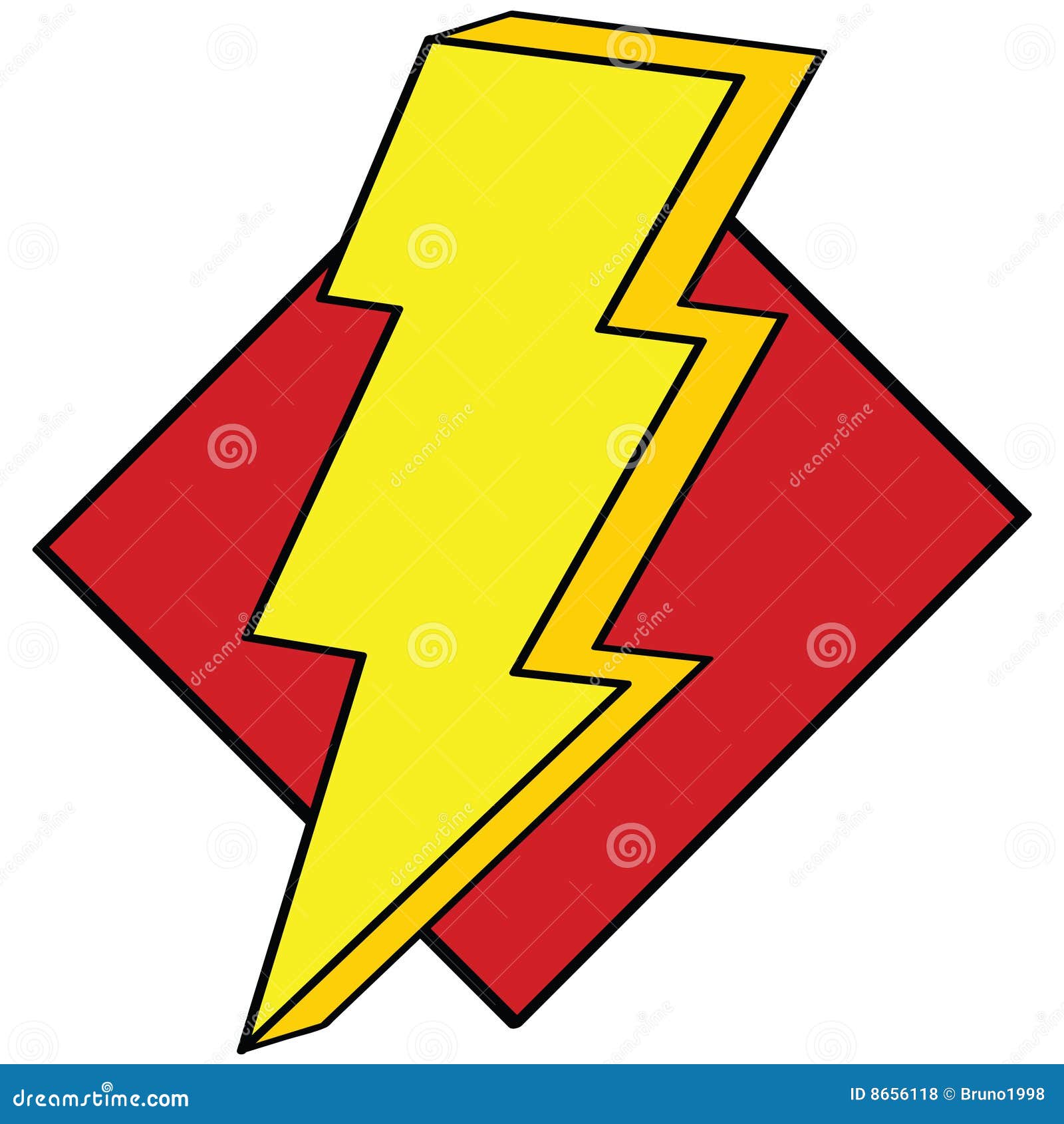 Lampo illustrazione vettoriale. Illustrazione di simbolo - 8656118