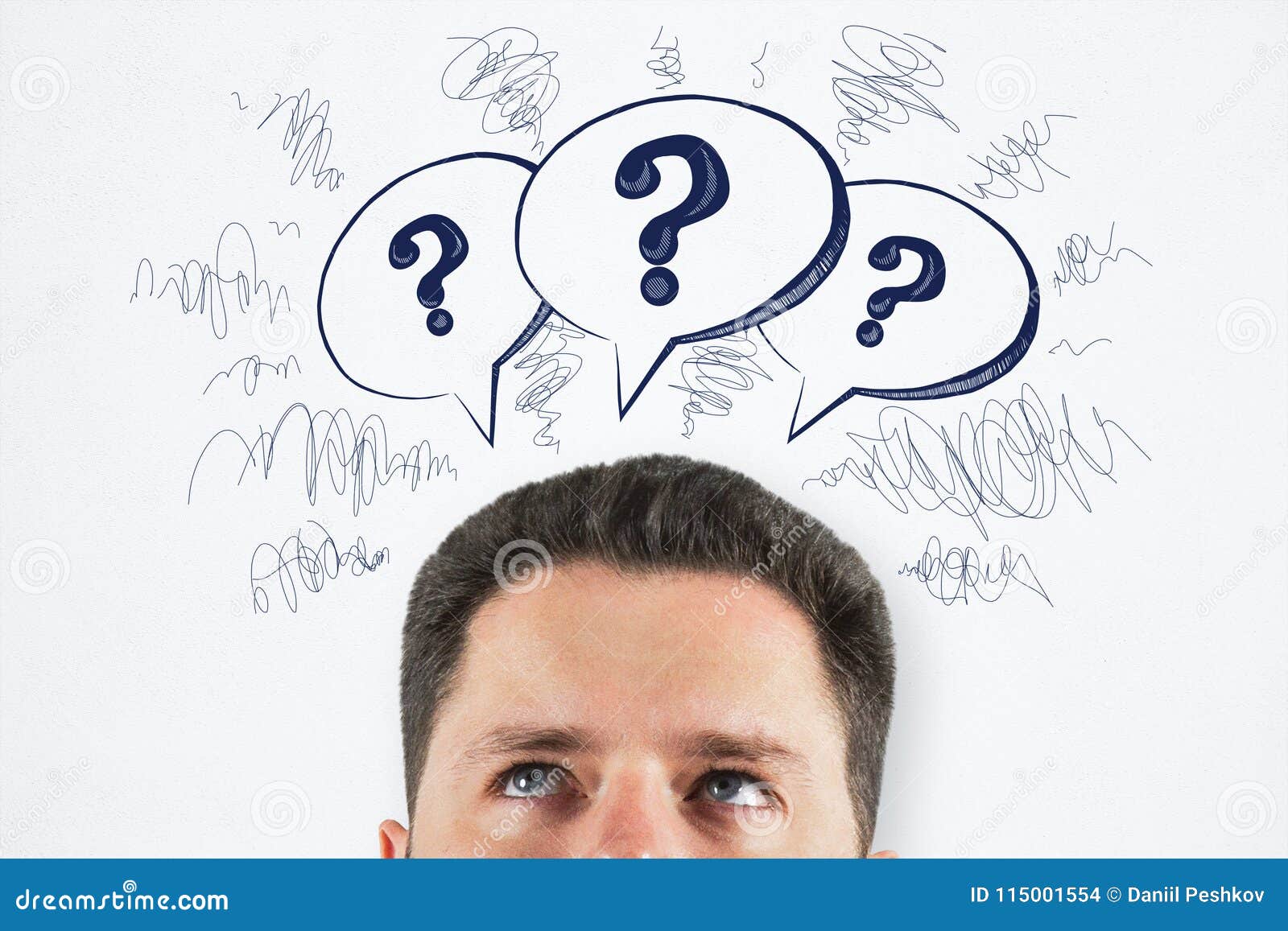 Lampo Di Genio E Concetto Di Confusione Fotografia Stock - Immagine di ...