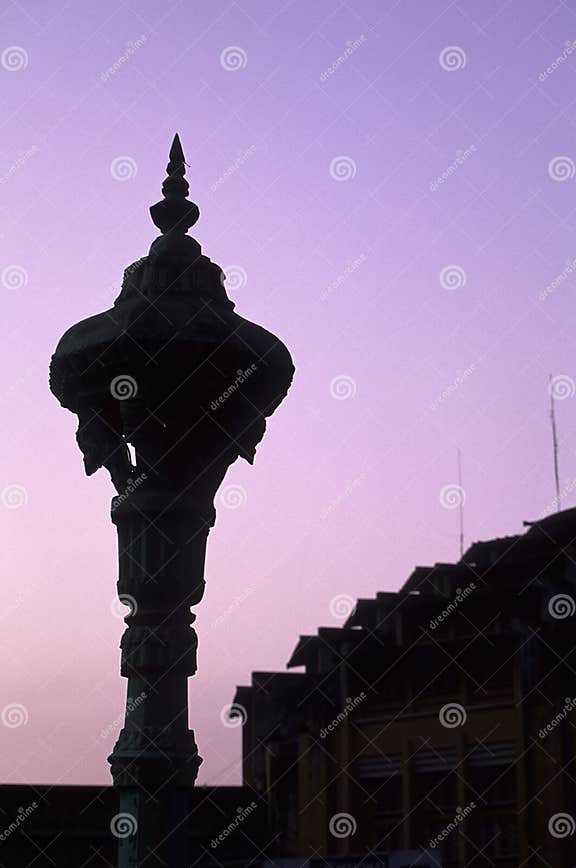 Lampost- Cambodia stock photo. Image of architecturearchitecture - 12555642