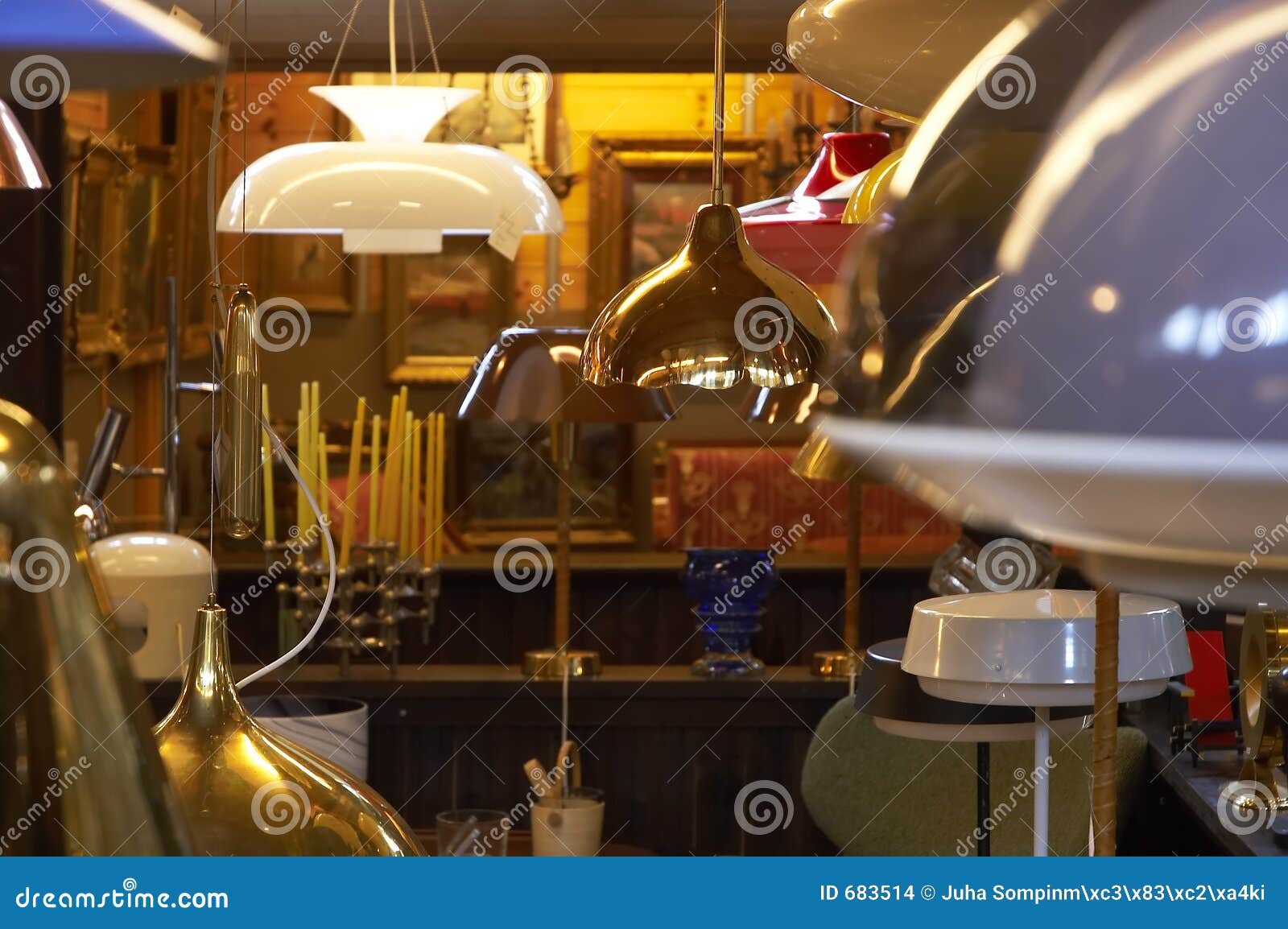 Lamps stock photo. Image of collector, market, antique - 683514