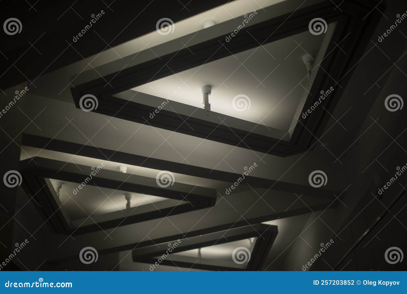 Lamps in Interior. Light in Room Stock Photo - Image of light, focus ...