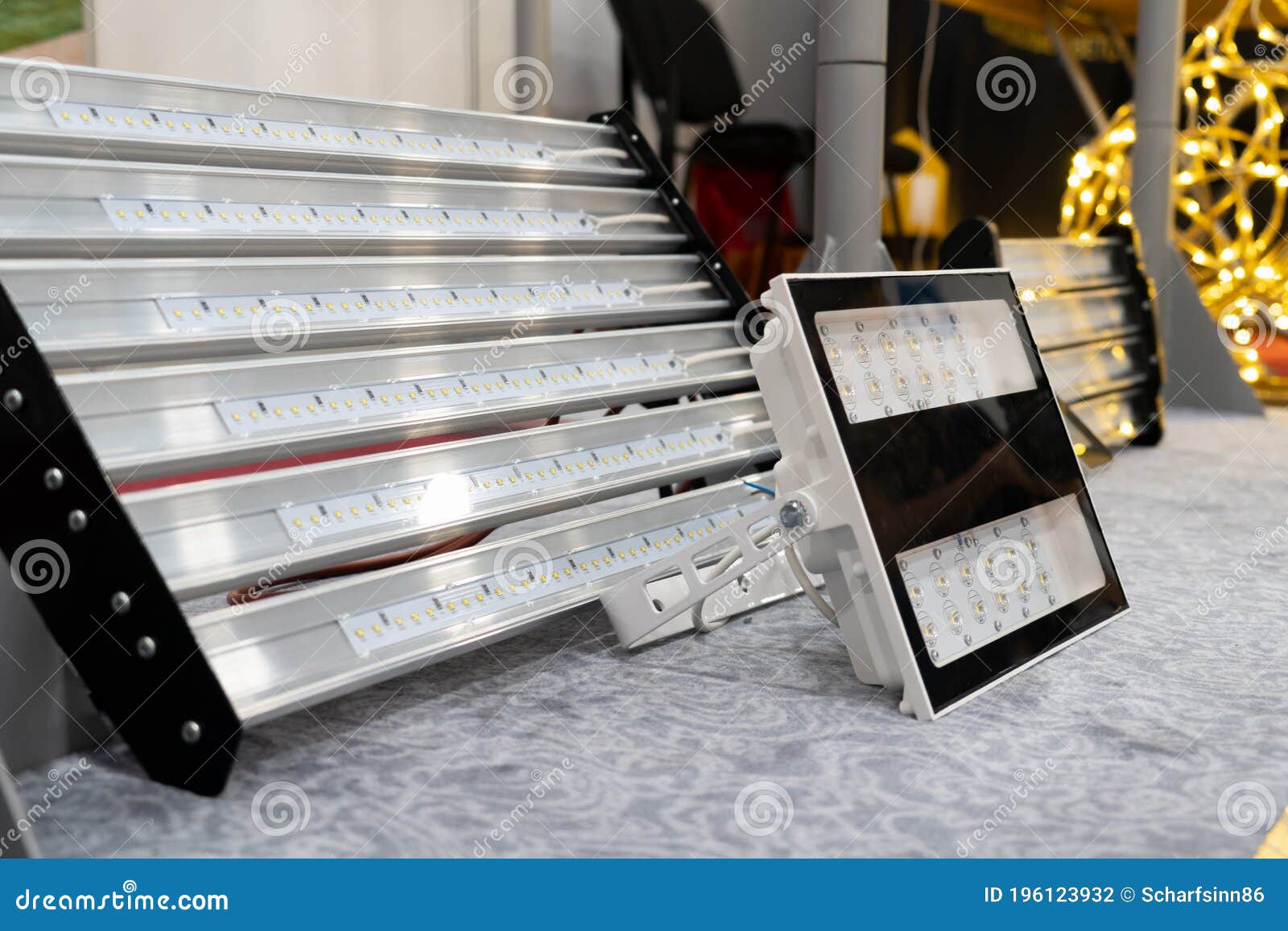 Lamps with LED lights stock photo. Image of lights, illumination ...