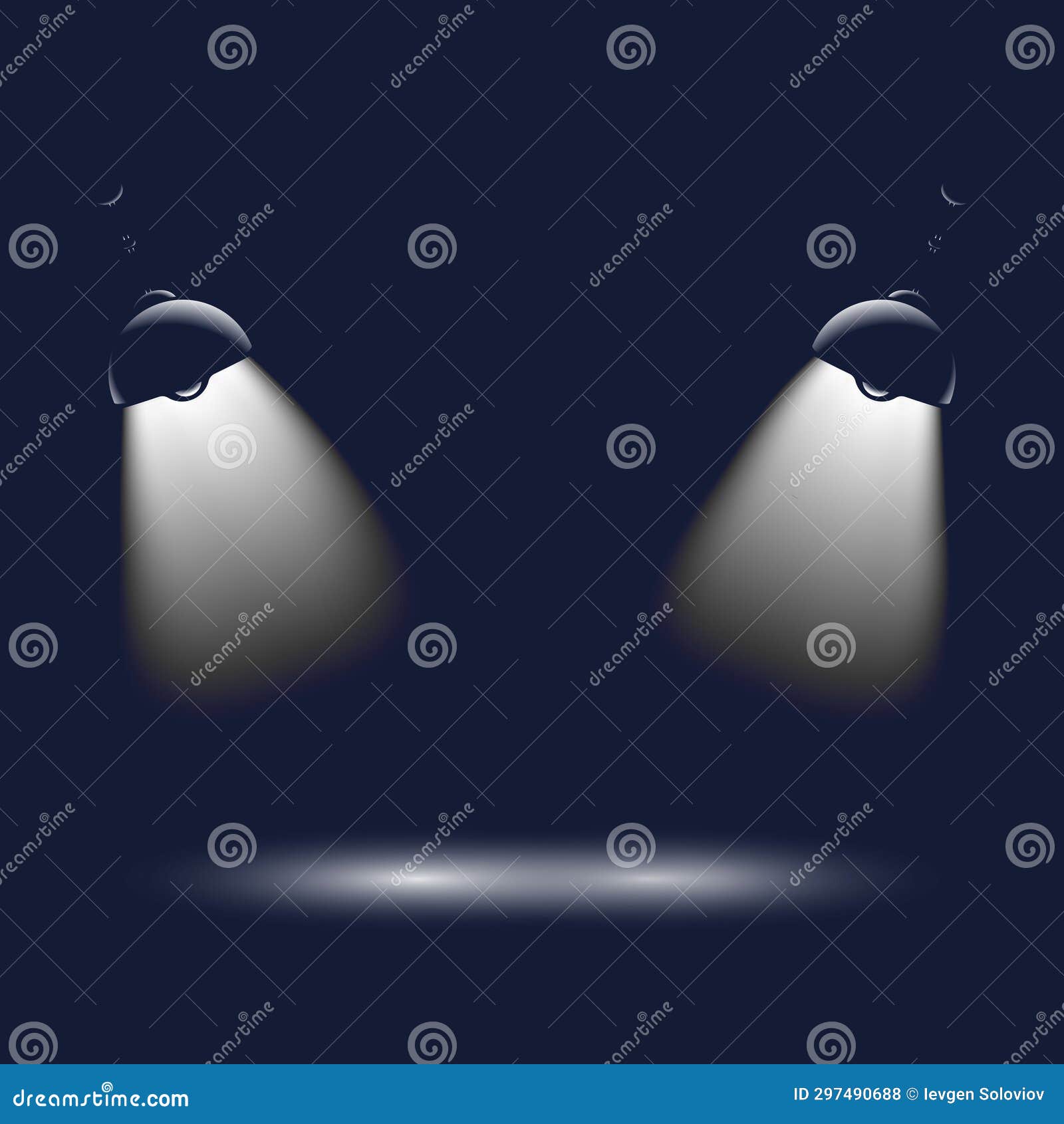 Lamps with light gradients stock illustration. Illustration of bulb ...