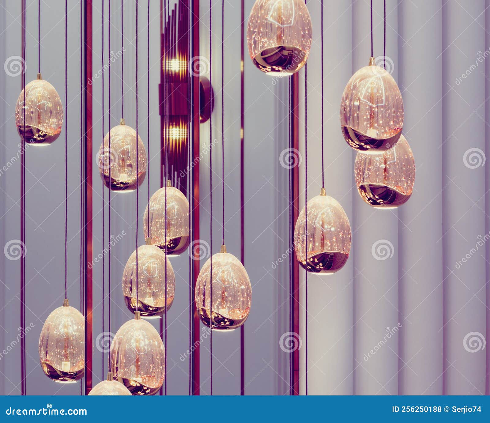 Lamps of the luster stock photo. Image of lustre, interior - 256250188
