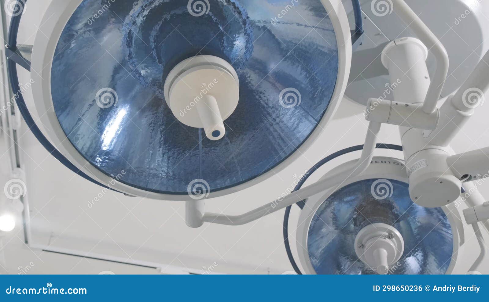 Lamps on the Operating Table. the Concept of Surgery Stock Footage ...