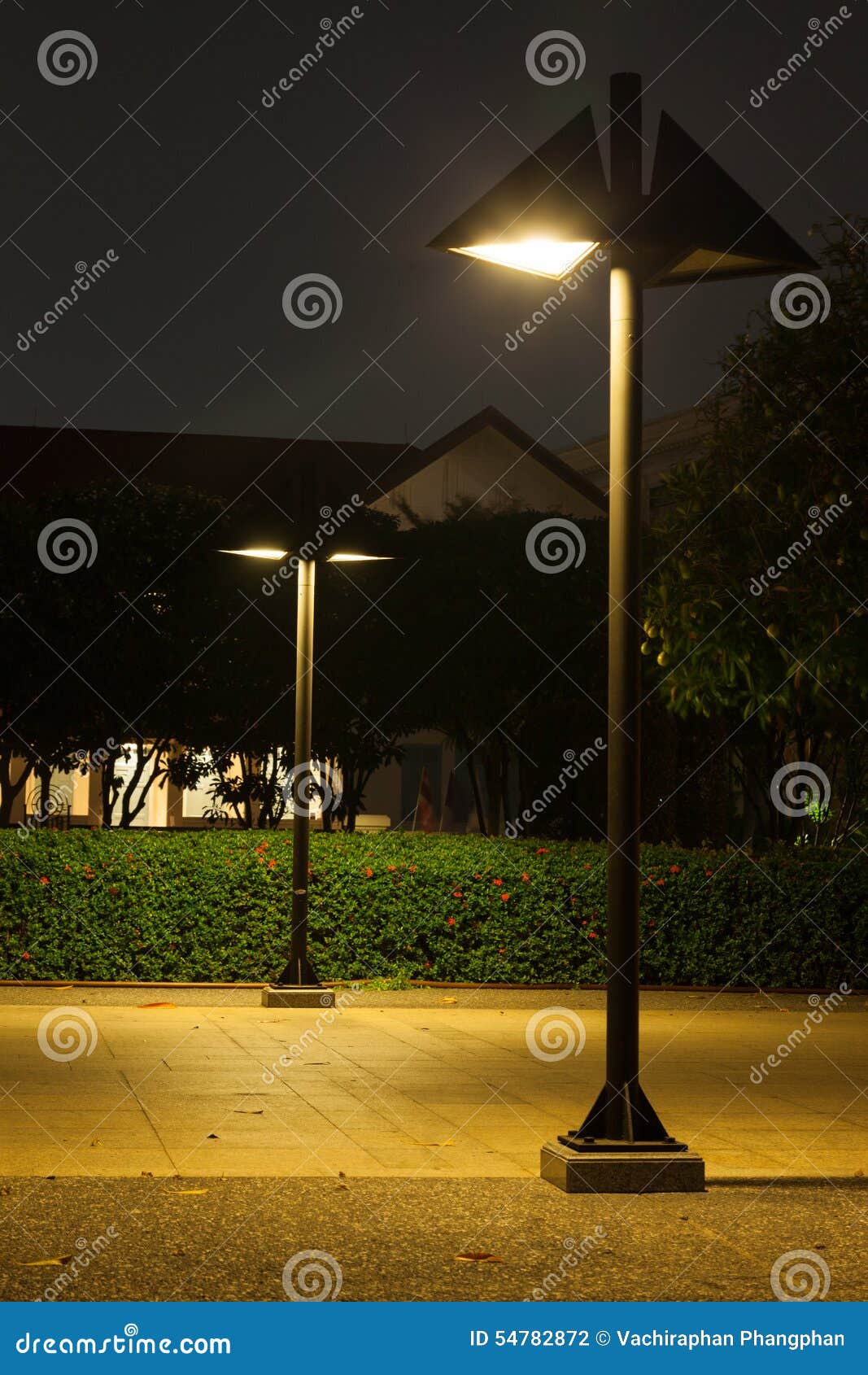 Lamps in the park stock photo. Image of road, prague - 54782872