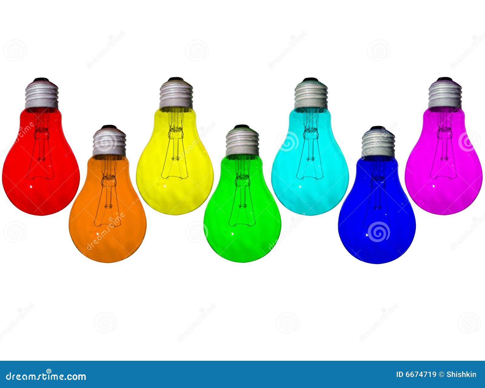 Lamps rainbow stock image. Image of brightness, discovery - 6674719