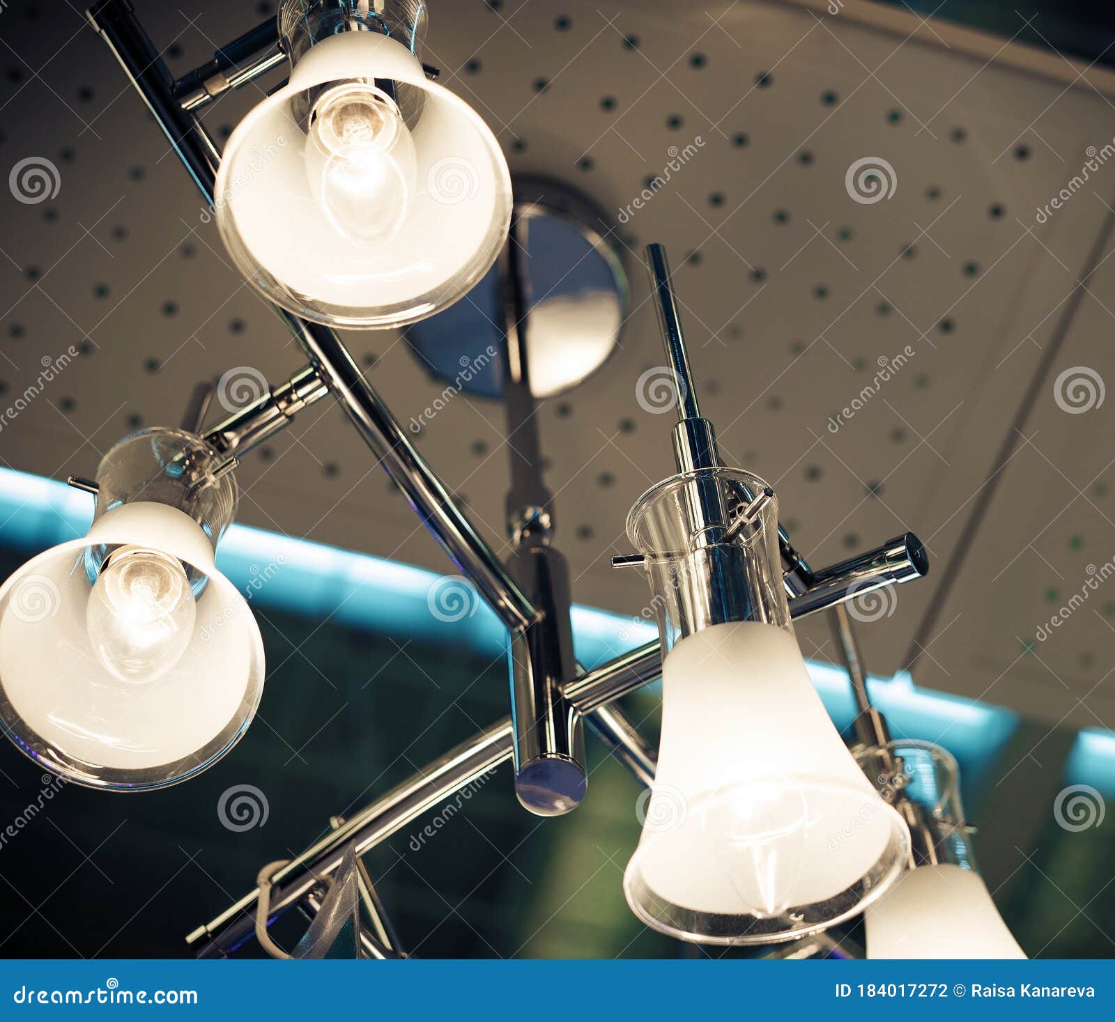 The Lamps in the Shop the Lamps, Close Up Picture Stock Photo - Image ...
