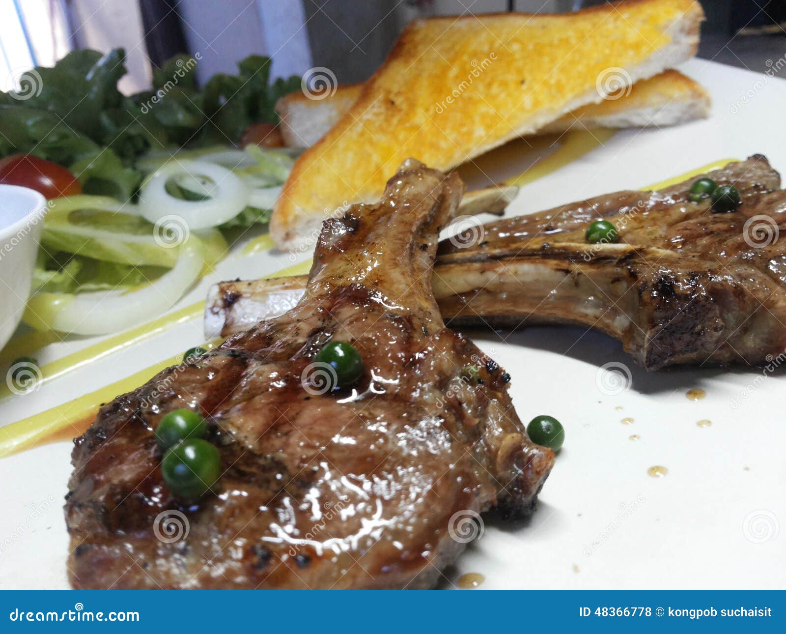 Lamps steak stock photo. Image of steaks, lamps, steak - 48366778