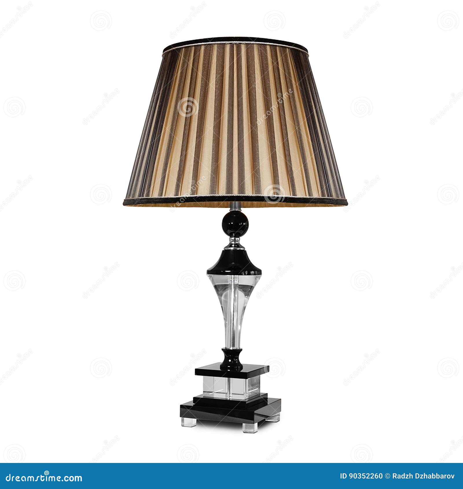 Lampshade, Table Lamp White Background Stock Photo - Image of modern ...