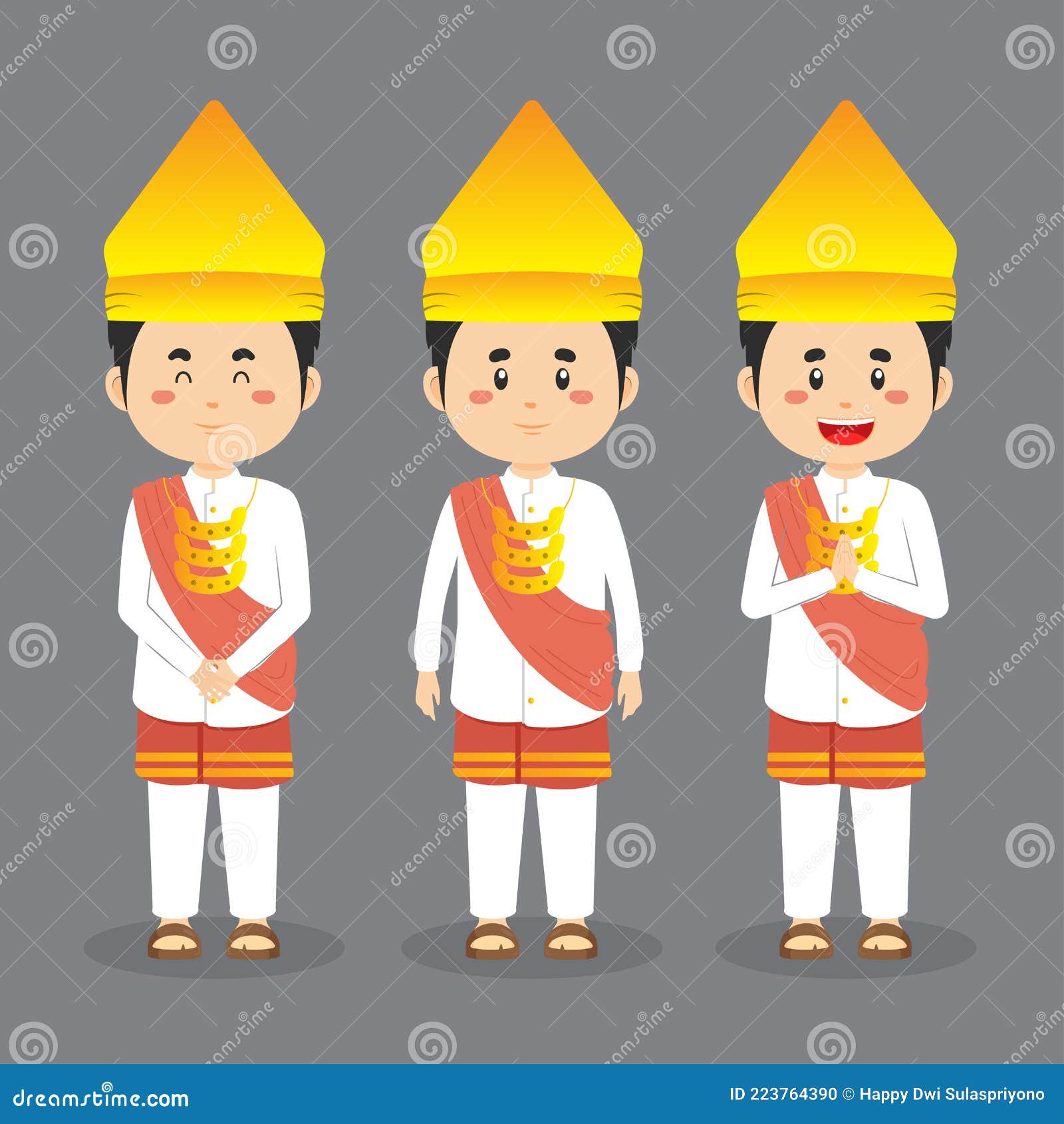 Lampung Indonesia Map With Indonesian National Flag Illustration ... Lampung Indonesia Map With Indonesian National Flag Illustration ...