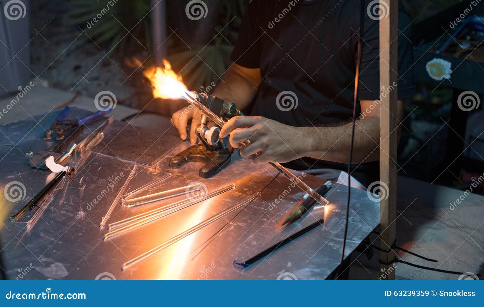 Lampworking and Glass Rods stock image. Image of lampworking - 63239359