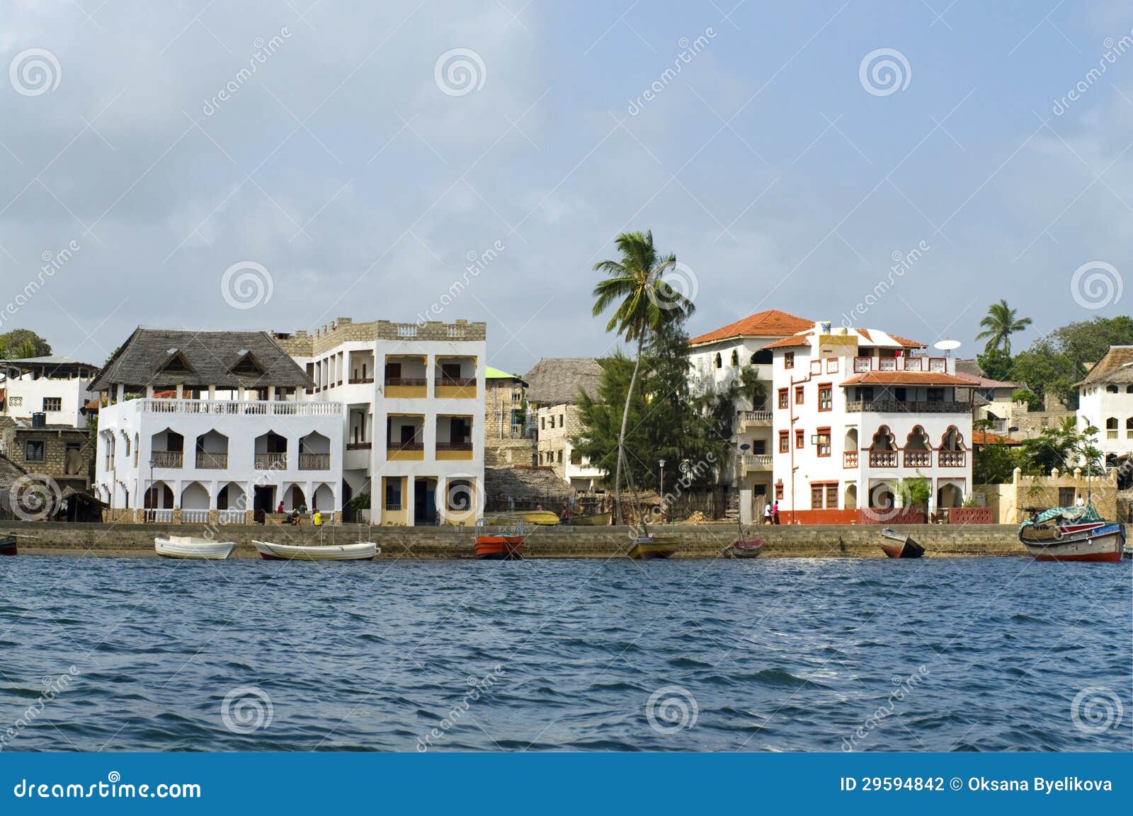 Lamu Town, Kenya. stock photo. Image of beach, tourism - 29594842