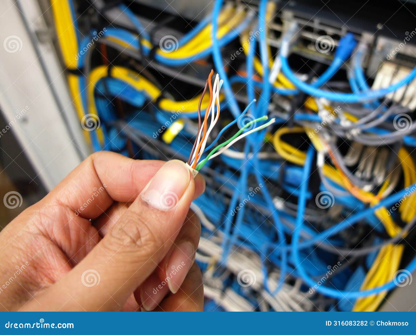 The LAN cable stock photo. Image of cable, device, computer - 316083282