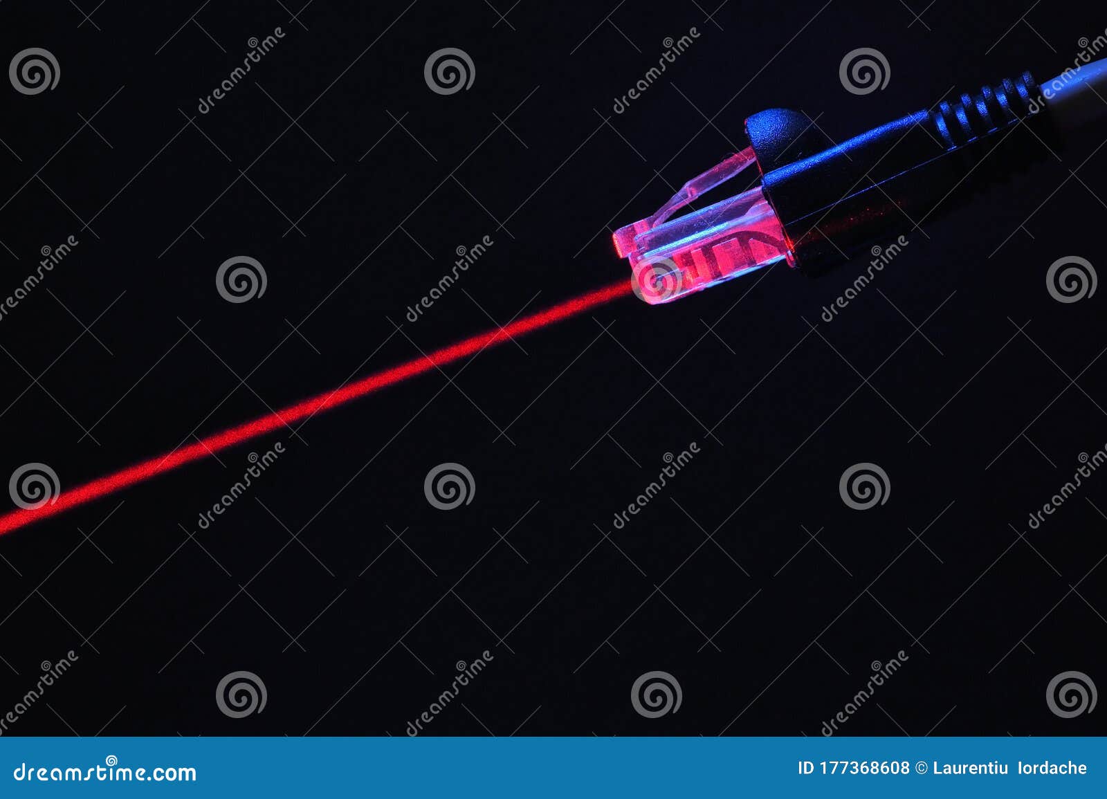 Lan Cable is Connecting Internet Stock Photo - Image of multimode ...