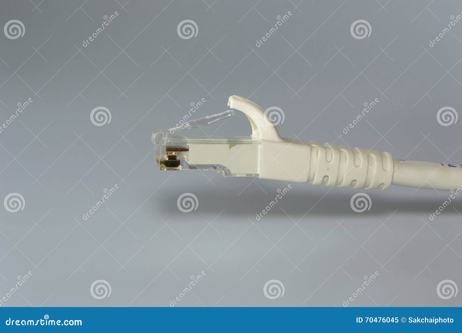 LAN Cable Line Isolated on Gray Background Stock Image - Image of line ...