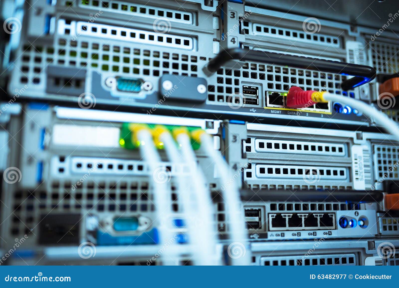 Lan cable in network room stock image. Image of switch - 63482977