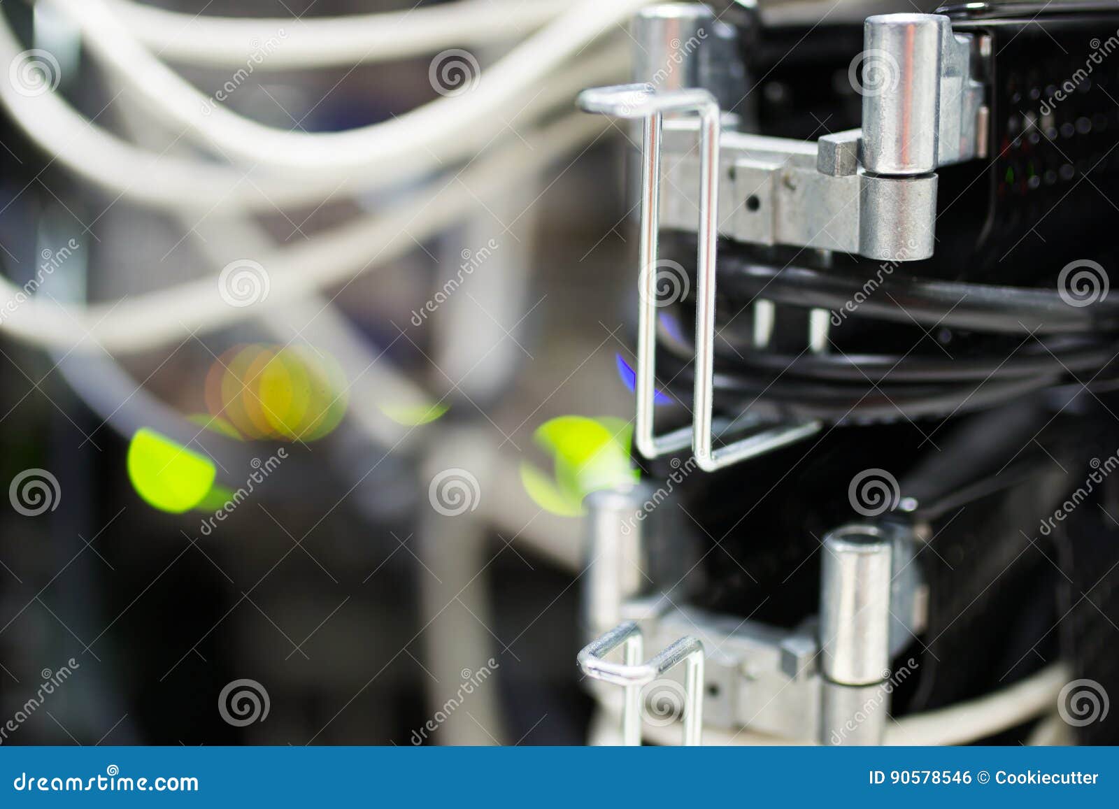 Lan cable in network room stock photo. Image of electronic - 90578546
