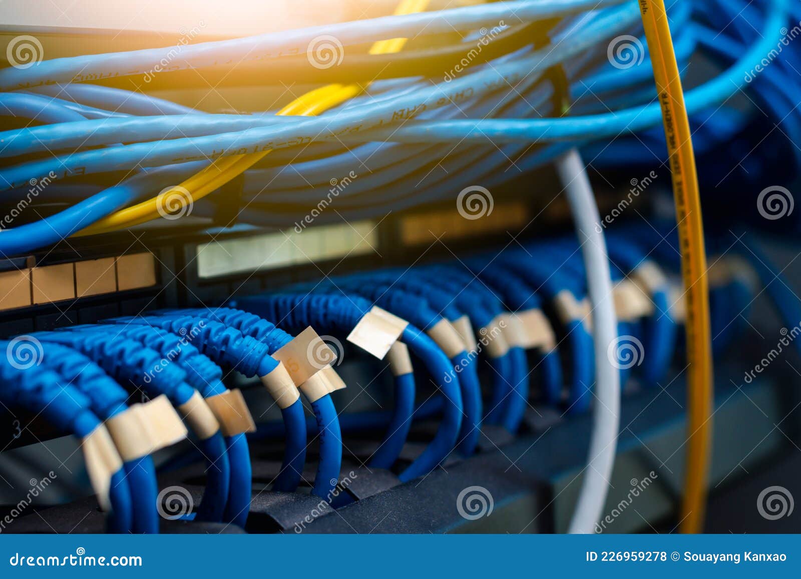 LAN cable system network stock photo. Image of high - 226959278