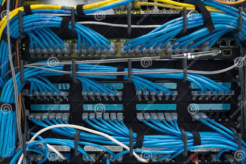 LAN cable stock photo. Image of service, hardware, router - 56797472