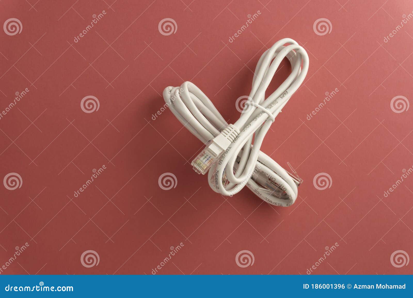 LAN Cableon a Pink Background Stock Photo - Image of access, link ...