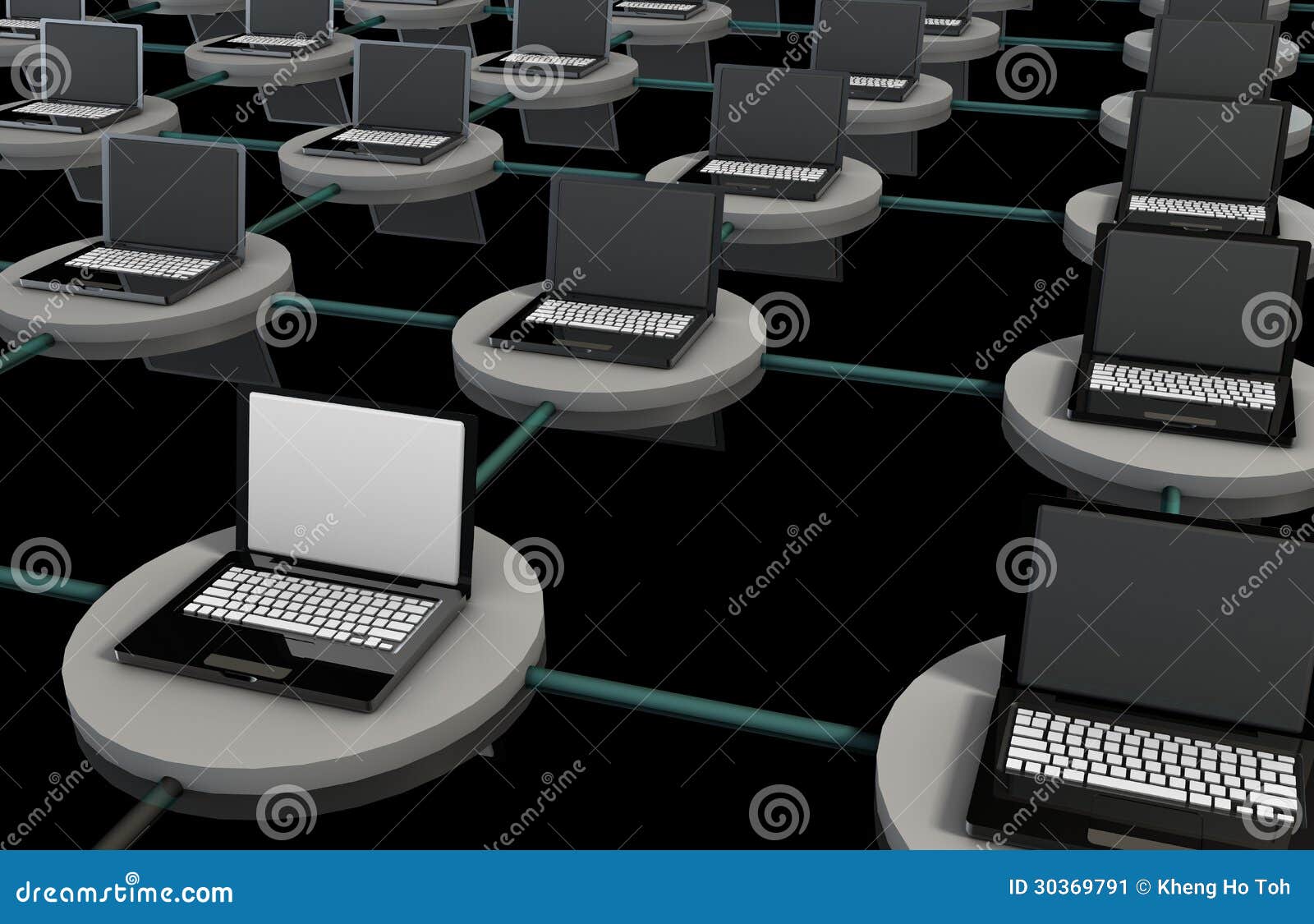 LAN Computer System stock de ilustración. Ilustración de comunidad ...