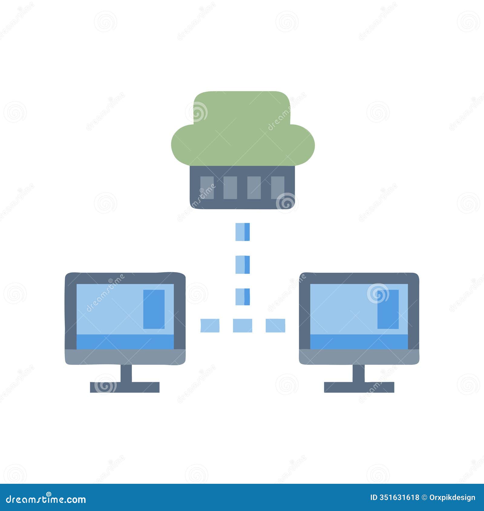LAN Is Local Area Network Diagram Royalty-Free Stock Photography ...
