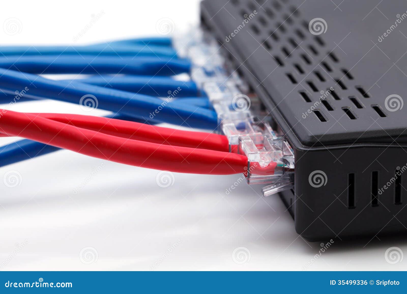 LAN Network and Ethernet Cables Stock Photo - Image of global, hardware ...