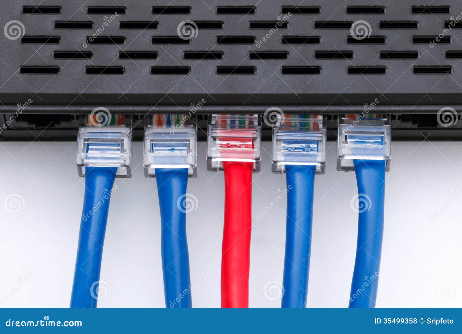 LAN Network and Ethernet Cables Stock Photo - Image of broadband, link ...