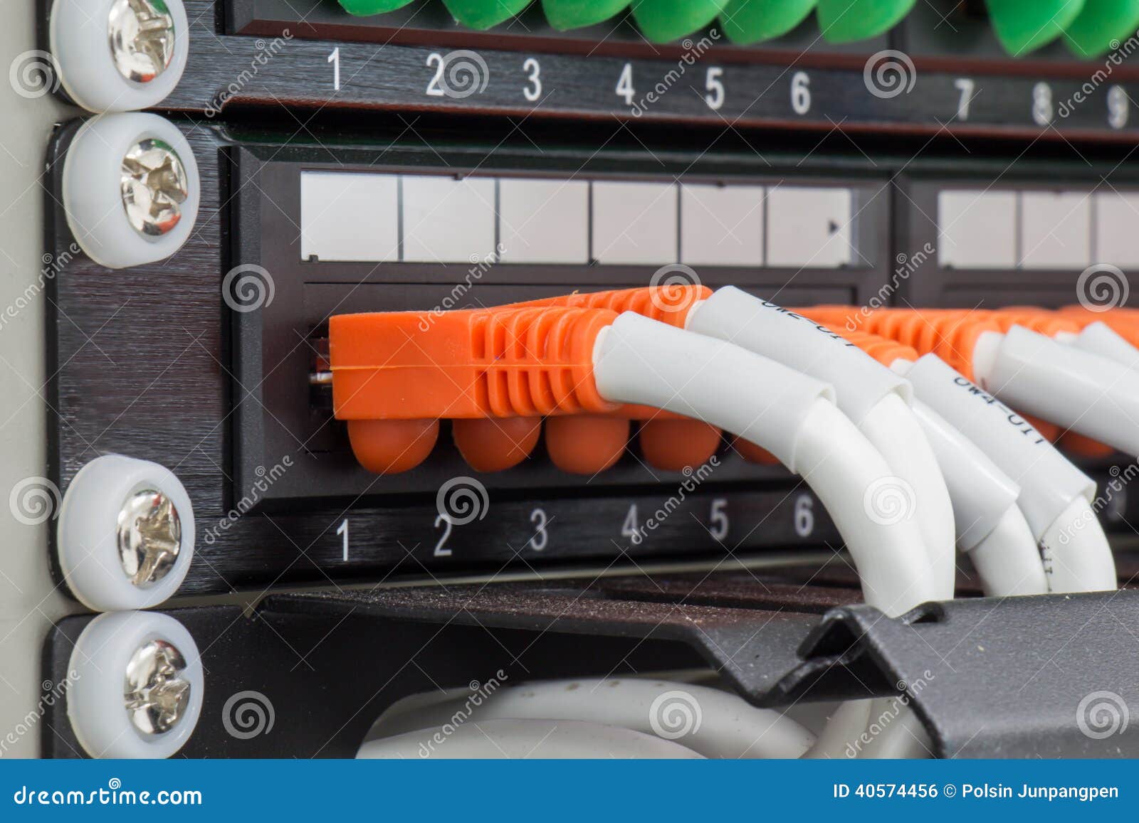 Lan panel switch stock photo. Image of domain, black - 40574456