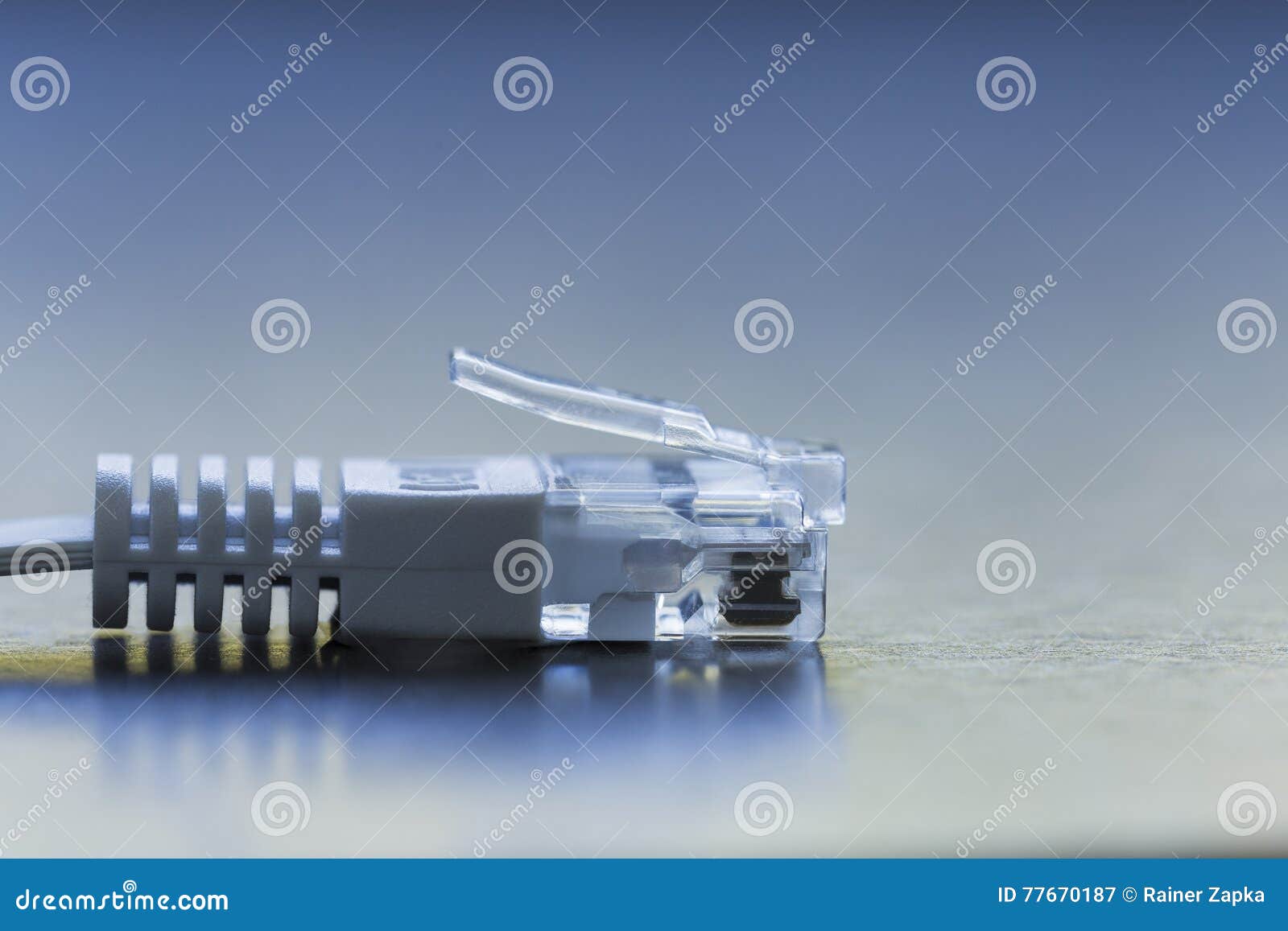 LAN plug stock image. Image of telecommunications, ports - 77670187