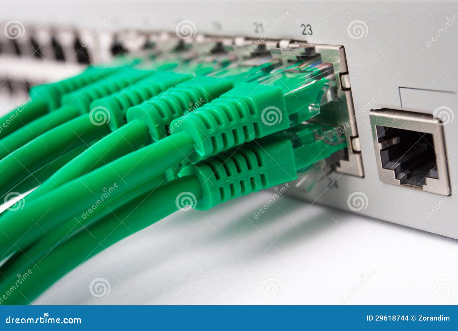 Lan Switch stock photo. Image of interface, fiber, ethernet - 29618744