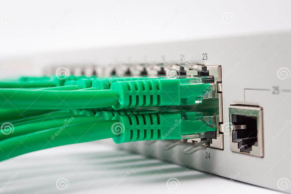 Lan Switch stock image. Image of plug, connection, hardware - 29618777