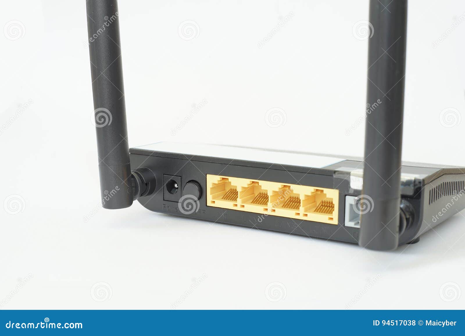 LAN and Wireless ADSL Modem Router Stock Photo - Image of connection ...